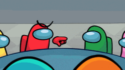 Among Us Video Game Pointing GIF | GIFDB.com