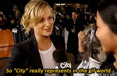 Amy Poehler Representing City GIF | GIFDB.com