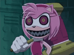 Amy Rose Yelling Loudly GIF | GIFDB.com