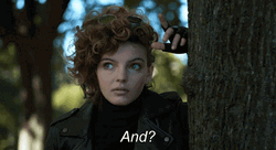 And Beautiful Woman Hiding In The Tree GIF | GIFDB.com