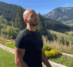 Andrew Tate Go Away Gesture GIF | GIFDB.com