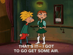 Angry Arnold Head Out GIF | GIFDB.com