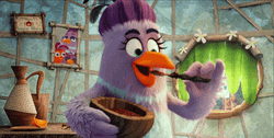 Angry Birds Helen Giving Lunch GIF | GIFDB.com