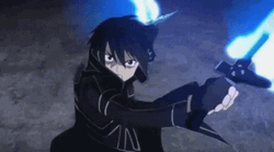 Kirito Looking Away GIF | GIFDB.com
