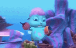 Angry Naughty Bibble Throwing Food GIF | GIFDB.com