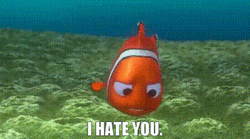 Angry Nemo Thanks I Hate It Talking GIF | GIFDB.com