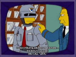 Angry Simpsons Robocop GIF | GIFDB.com