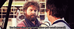 Angry Zach Galifianakis Words Of Wisdom GIF | GIFDB.com