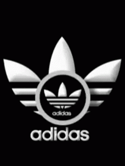 Animated Adidas Black And White Logo Spinning GIF | GIFDB.com