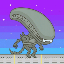 Animated Baby Xenomorph GIF | GIFDB.com