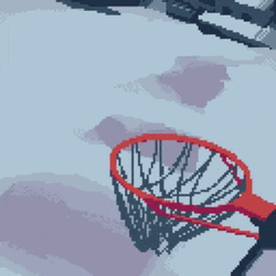Animated Basketball Bear Slam Dunk GIF | GIFDB.com