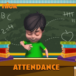 Animated Boy Checking Attendance GIF | GIFDB.com