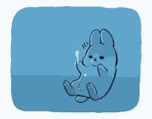 Animated Bunny In Water GIF | GIFDB.com