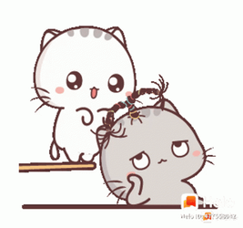 Animated Cat Pull Hair For Braids GIF | GIFDB.com