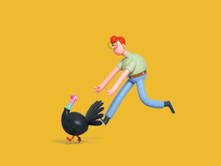 Animated Chicken Run GIF | GIFDB.com