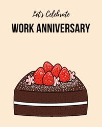Animated Chocolate Cake Work Anniversary Design GIF | GIFDB.com