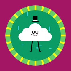 Animated Cloud Rain Dance GIF | GIFDB.com