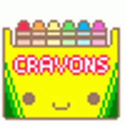 Animated Coloring Crayons 6 Colors GIF | GIFDB.com