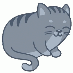 Animated Cute Cat Making Biscuits GIF | GIFDB.com