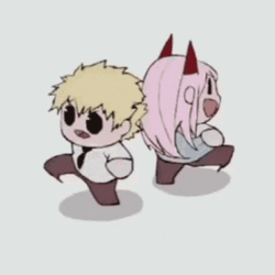 Animated Denji And Power Dancing GIF | GIFDB.com