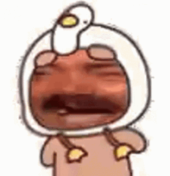 Animated El Risitas Duck Headdress Kekw Sticker GIF | GIFDB.com