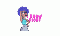 Animated Girl I Know Right GIF | GIFDB.com