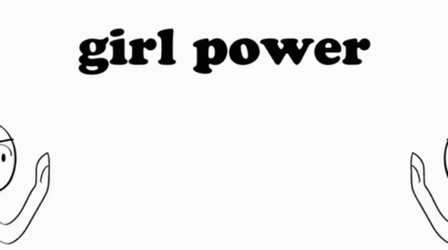 Animated Girl Power Clever Girl GIF | GIFDB.com