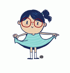 Animated Girl Taking A Bow GIF | GIFDB.com