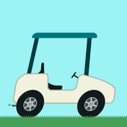 Animated Golf Cart Running GIF | GIFDB.com