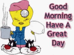 Tweety Bird Animated Good Morning GIF | GIFDB.com