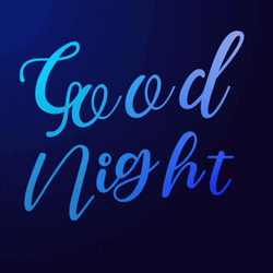 Animated Good Night Moving Letters Text Art GIF | GIFDB.com