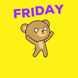 Animated Happy Friday Coffee Bear Dancing GIF | GIFDB.com