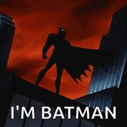 Animated Im Batman With Lightning Strike GIF | GIFDB.com
