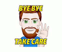 Animated Man Bye Bye Take Care GIF | GIFDB.com