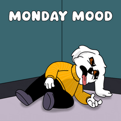 Animated Monday Mood Tired Bodoggos GIF | GIFDB.com