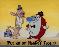 Animated Monday The Ren And Stimpy Show GIF | GIFDB.com