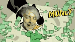 Animated Money Louie Duck Face Edit GIF | GIFDB.com