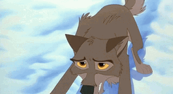 Animated Scared Dog Balto Siberian Husky GIF | GIFDB.com