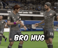 Animated Soccer Player Bro Hug GIF | GIFDB.com