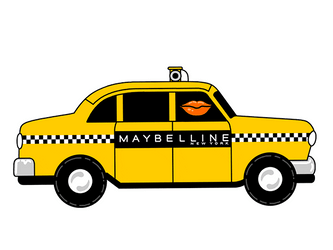 Animated Taxi With Rolling Wheels GIF | GIFDB.com