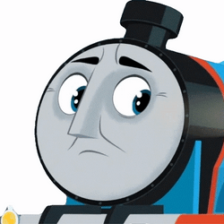 Animated Thomas The Tank Engine Awkward Smile GIF | GIFDB.com