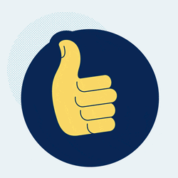 Animated Thumbs Up Super GIF | GIFDB.com