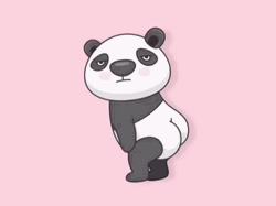 Animated Twerking Dancing Panda GIF | GIFDB.com