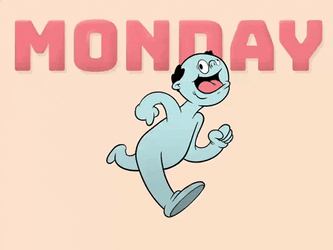 Animated Wiggly Eyed Man Monday Run GIF | GIFDB.com