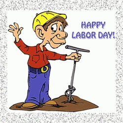 Homer Simpson Good Morning Happy Labor Day GIF | GIFDB.com