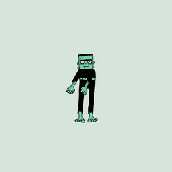 Animated Zombie Floss Dance GIF | GIFDB.com