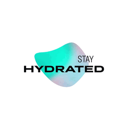 Animation Drink Water Stay Hydrated Text GIF | GIFDB.com