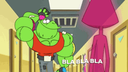 Animation Of Green Guy Saying Blah GIF | GIFDB.com