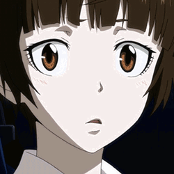 Anime Akane Tsunemori Pouting GIF | GIFDB.com