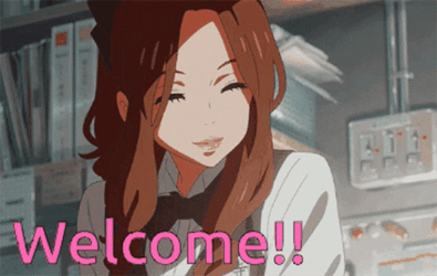Anime Banner Welcome Miki Okudera GIF | GIFDB.com